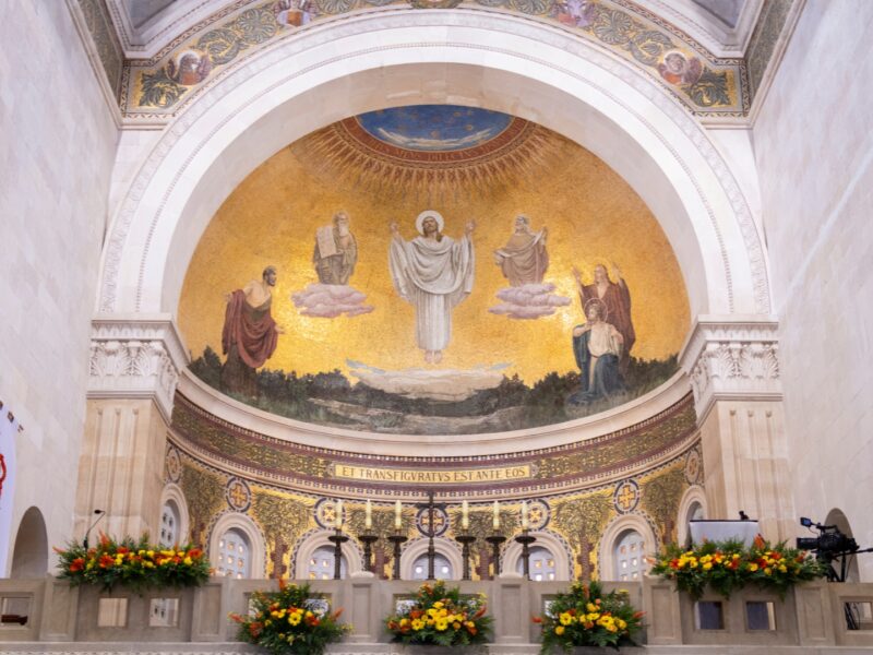The centenary of the Basilica of Mount Tabor or the Transfiguration ...